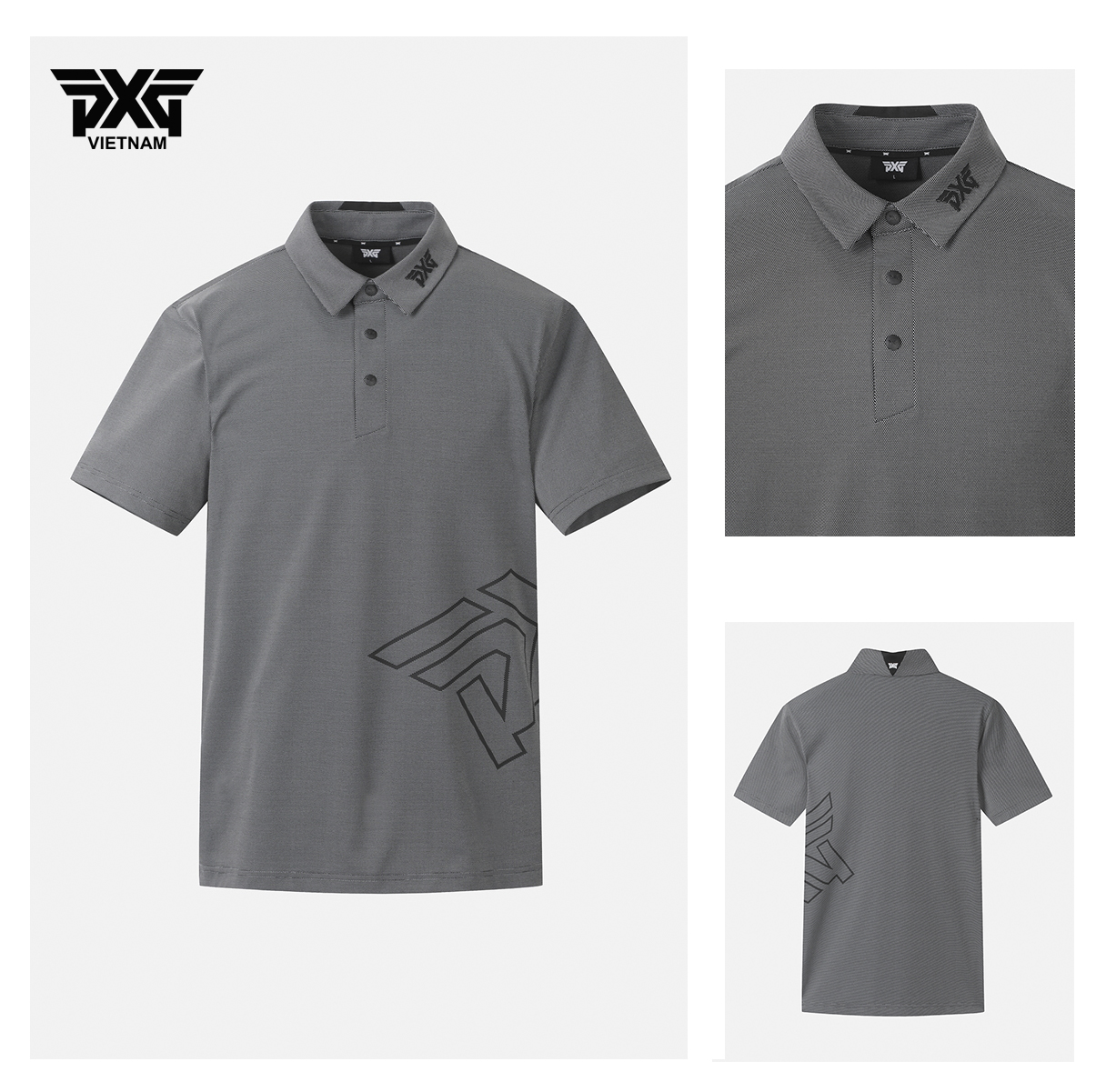 PXG MNS BIG LOGO COLLAR SS